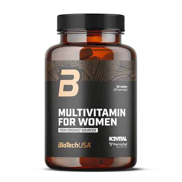 Multivitamin For Women from organic sources, 60 tabletta - BioTechUSA
