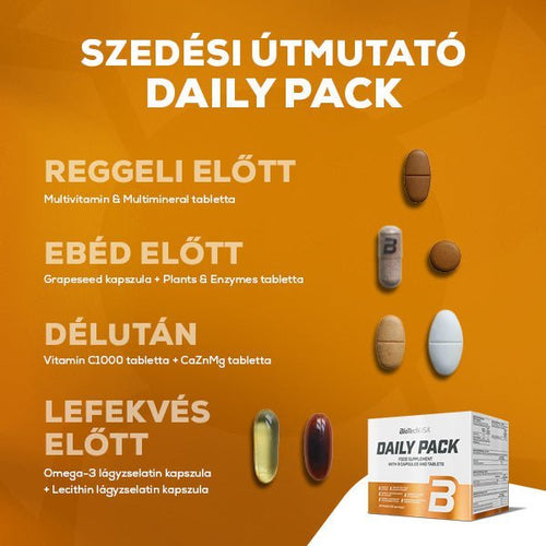 Daily Pack étrendkiegészítő csomag - BioTechUSA – BioTechUSA Hungary
